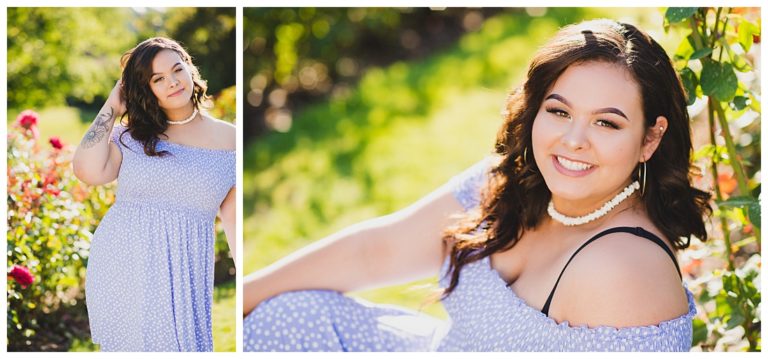 Rose Garden Senior Portrait Session | Tacoma Photographer Amanda Howse