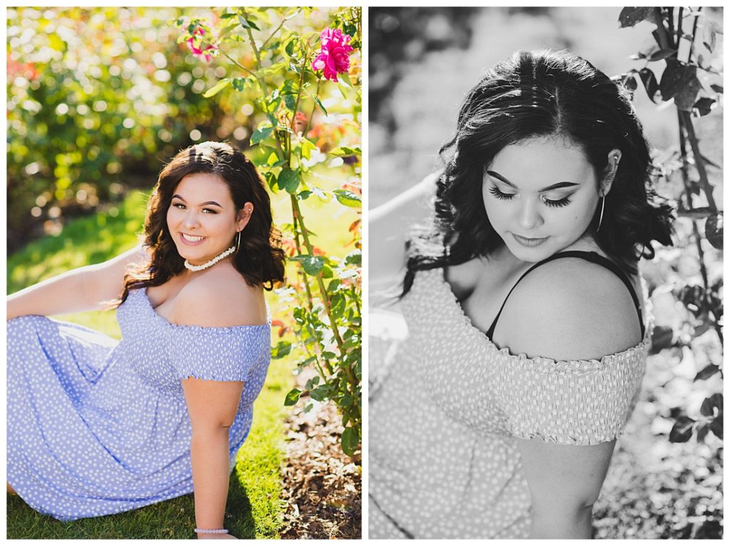 Rose Garden Senior Portrait Session | Tacoma Photographer Amanda Howse