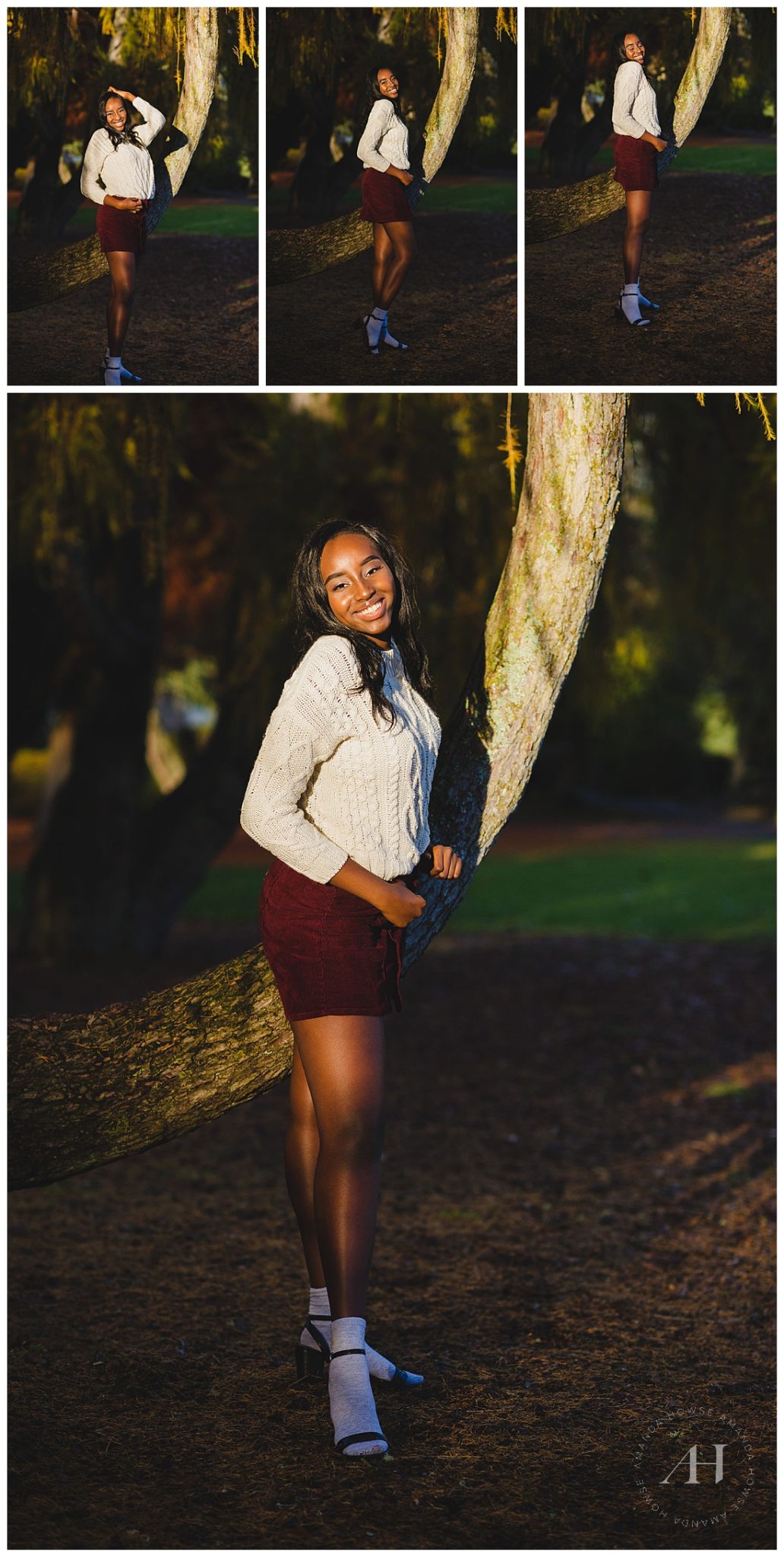 Point Defiance Senior Portraits in the Fall | AHP - Senior Photographer