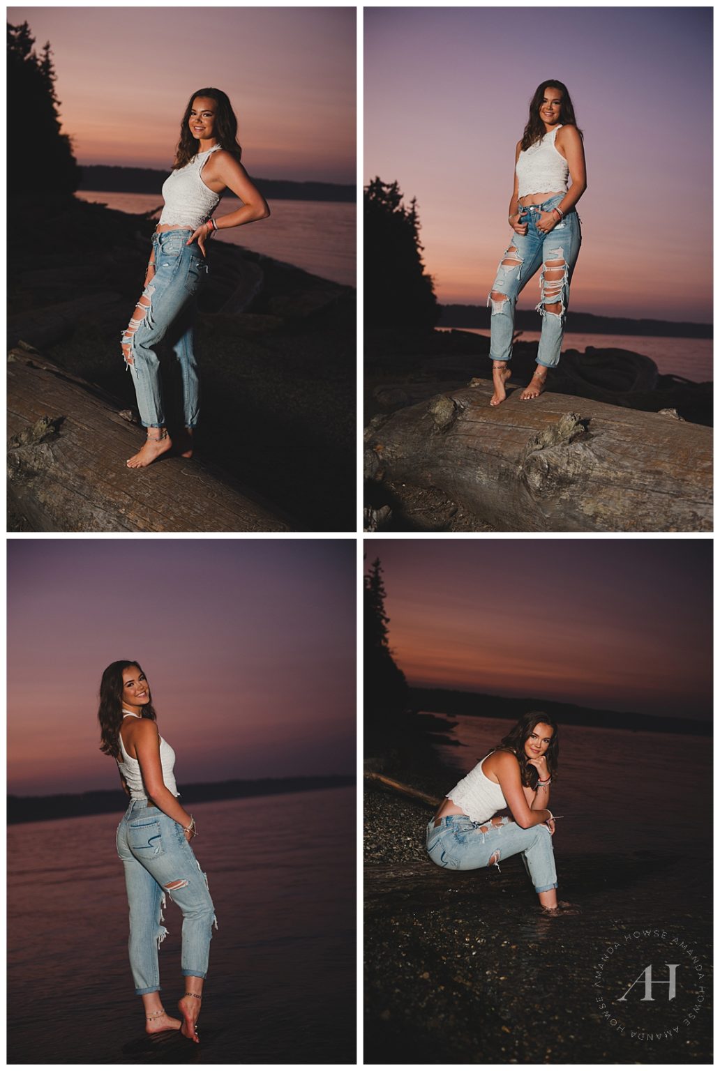 Point Defiance Sunset Senior Session | AHP - Senior Photography