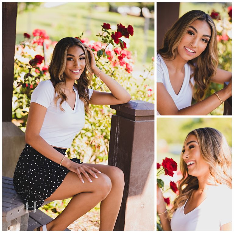Rose Garden Portraits with a Studio Add-On | Amanda Howse Seniors