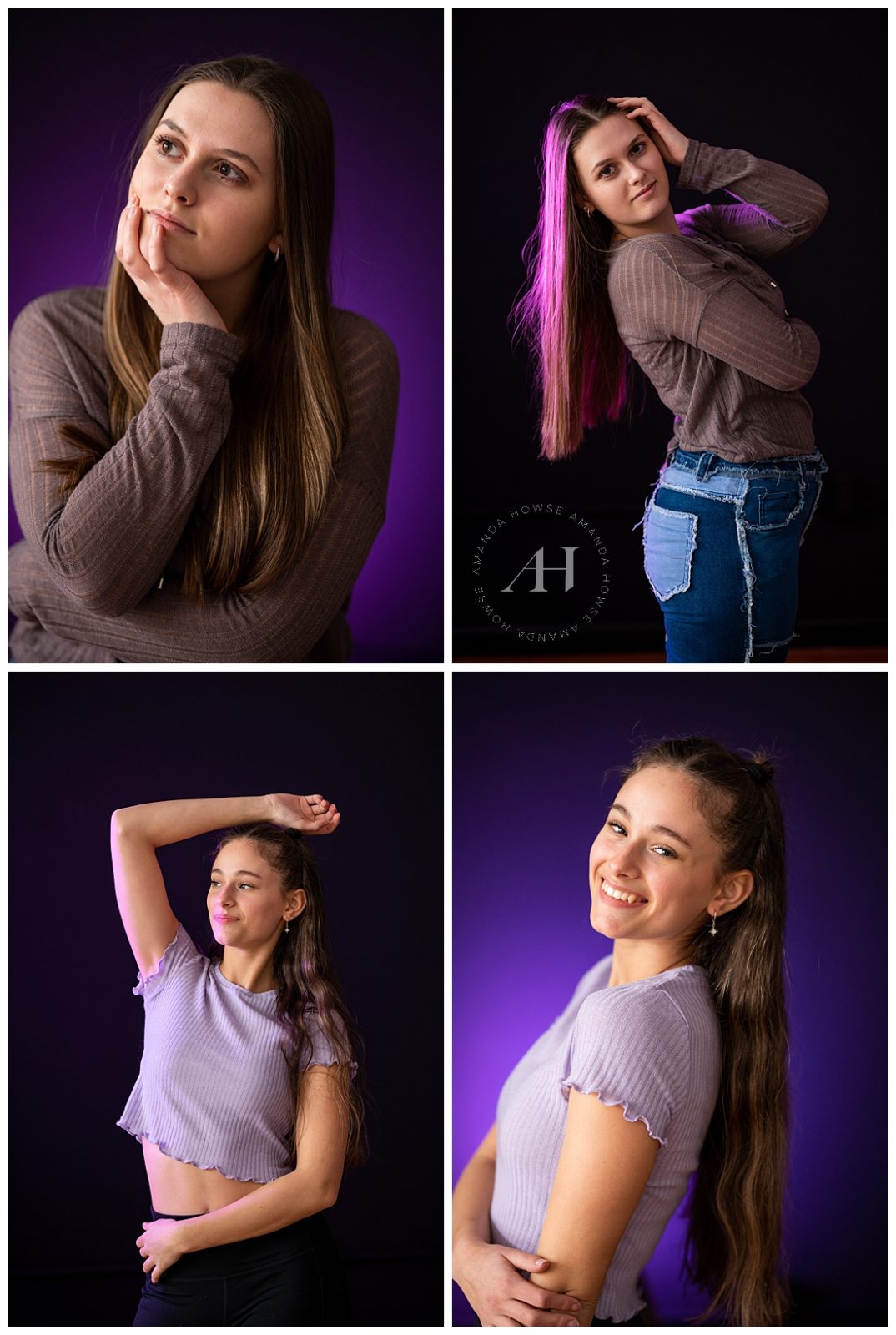 Clouds Studio Portraits | Amanda Howse Photography