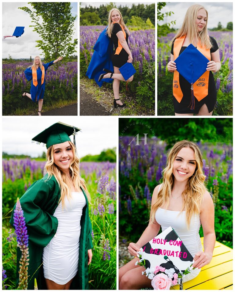 Cap and Gown Grad Portraits | Amanda Howse Photography