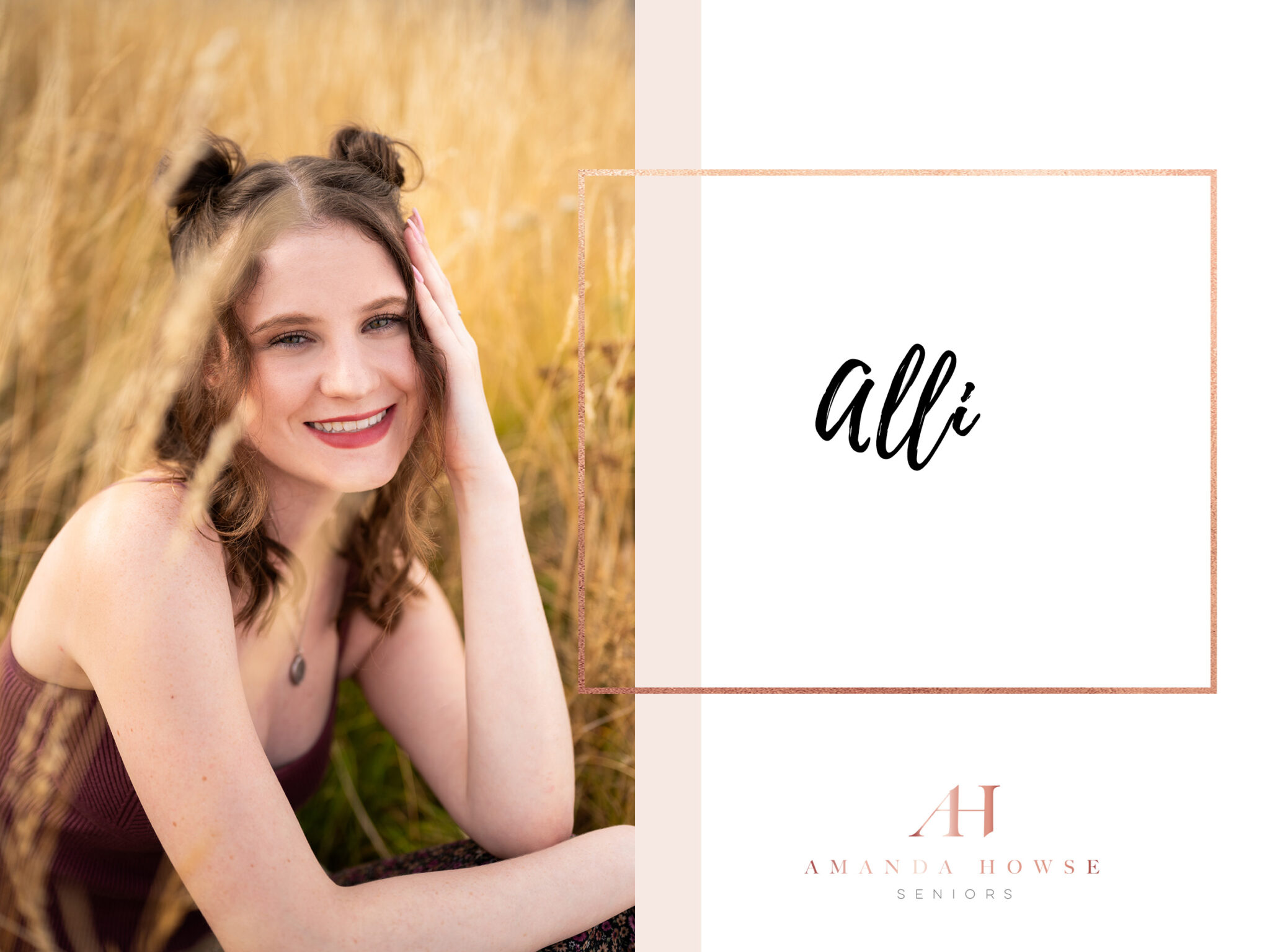Overcast Senior Portraits | Amanda Howse Photography